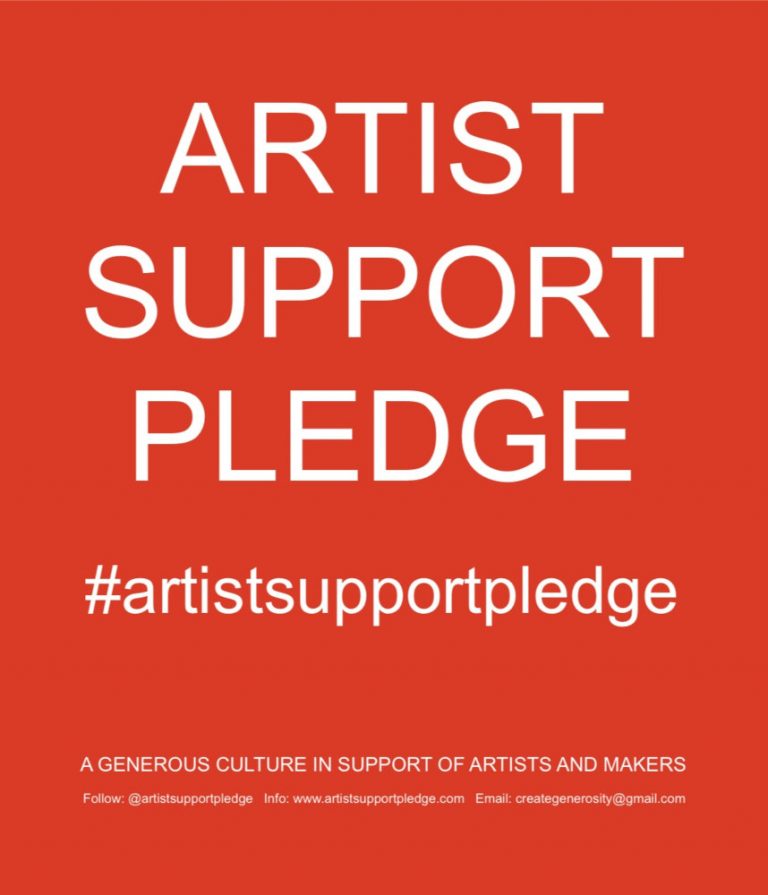 Artist Support pledge #4 - Sarah Caswell